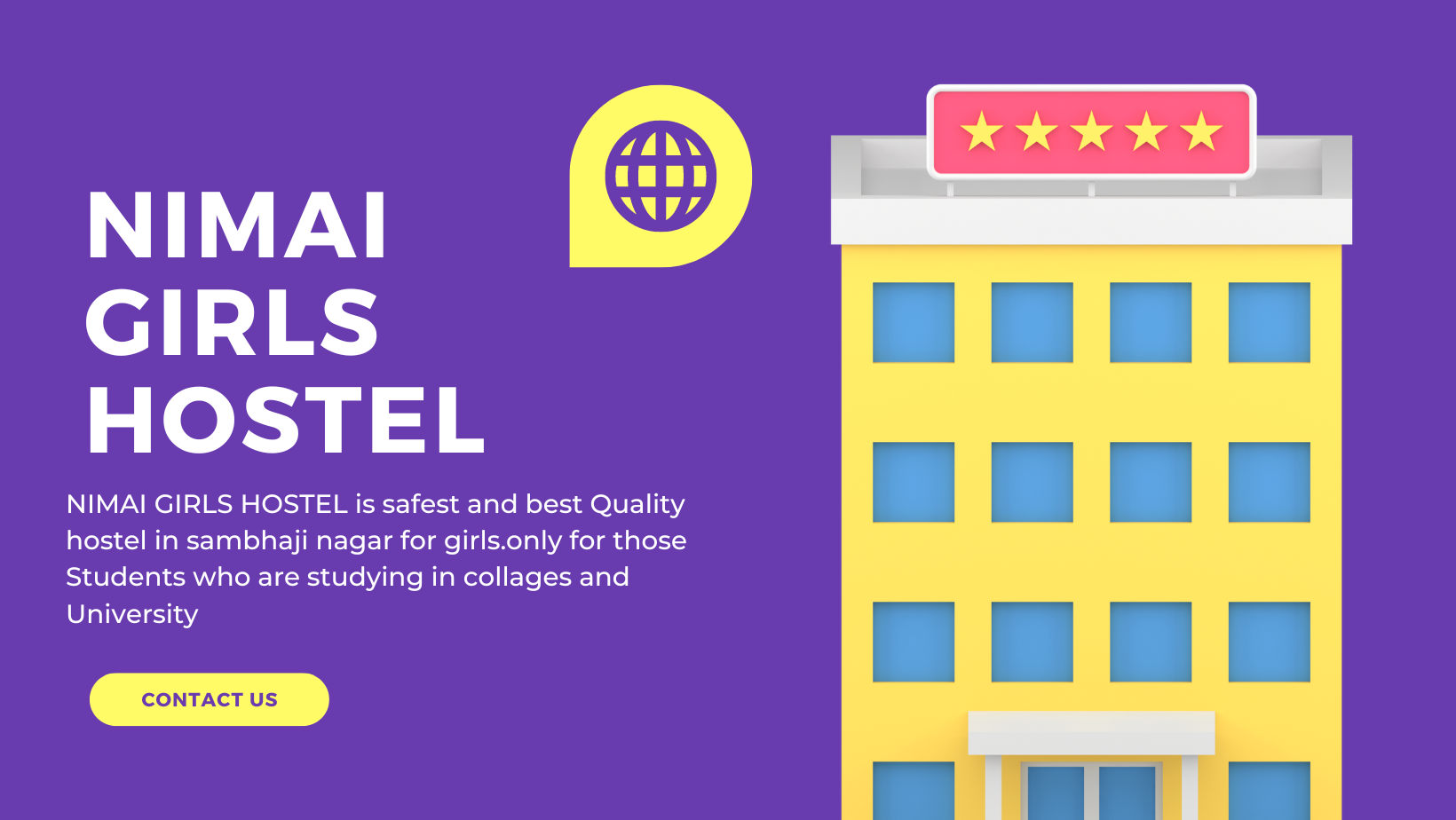 Nimai Girls Hostel: Best Hostel in Sambhaji nagar