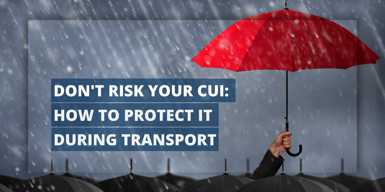 Securing CUI During Transport: Cryptographic Measures and More