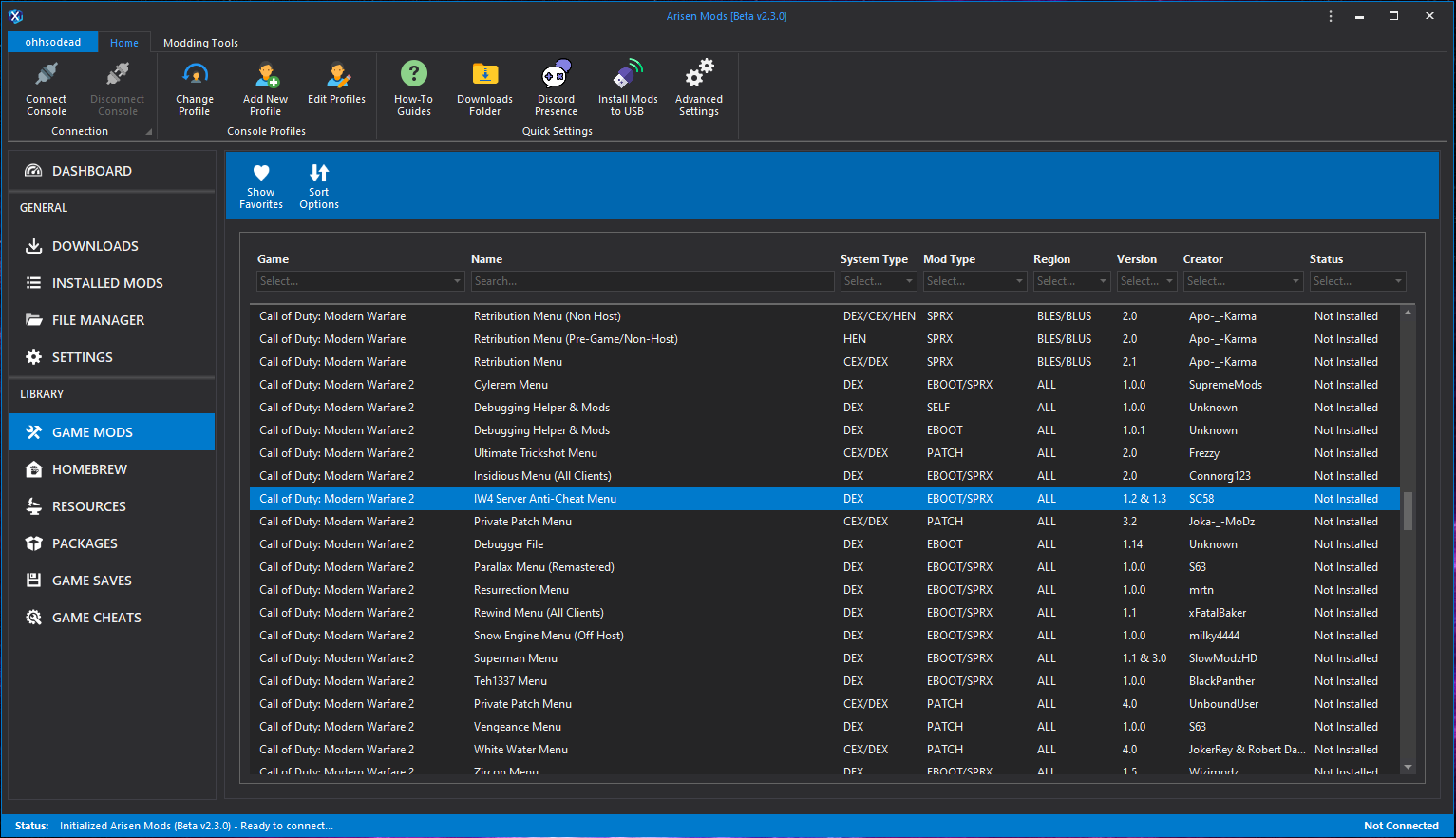 Arisen Studio - Browse, Download and Install Mods